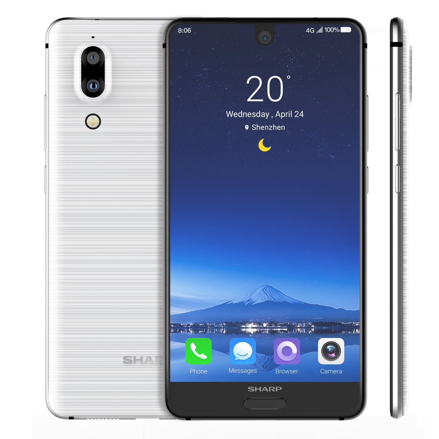 SHARP AQUOS S2 新色即將上市！釉理白跟伯爵藍 @3C 達人廖阿輝