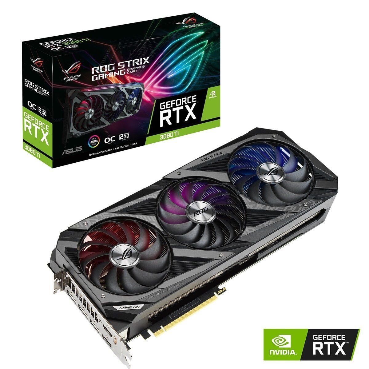 王者再臨！華碩推 GeForce RTX 3080 Ti／RTX 3070 Ti 系列顯示卡 @3C 達人廖阿輝