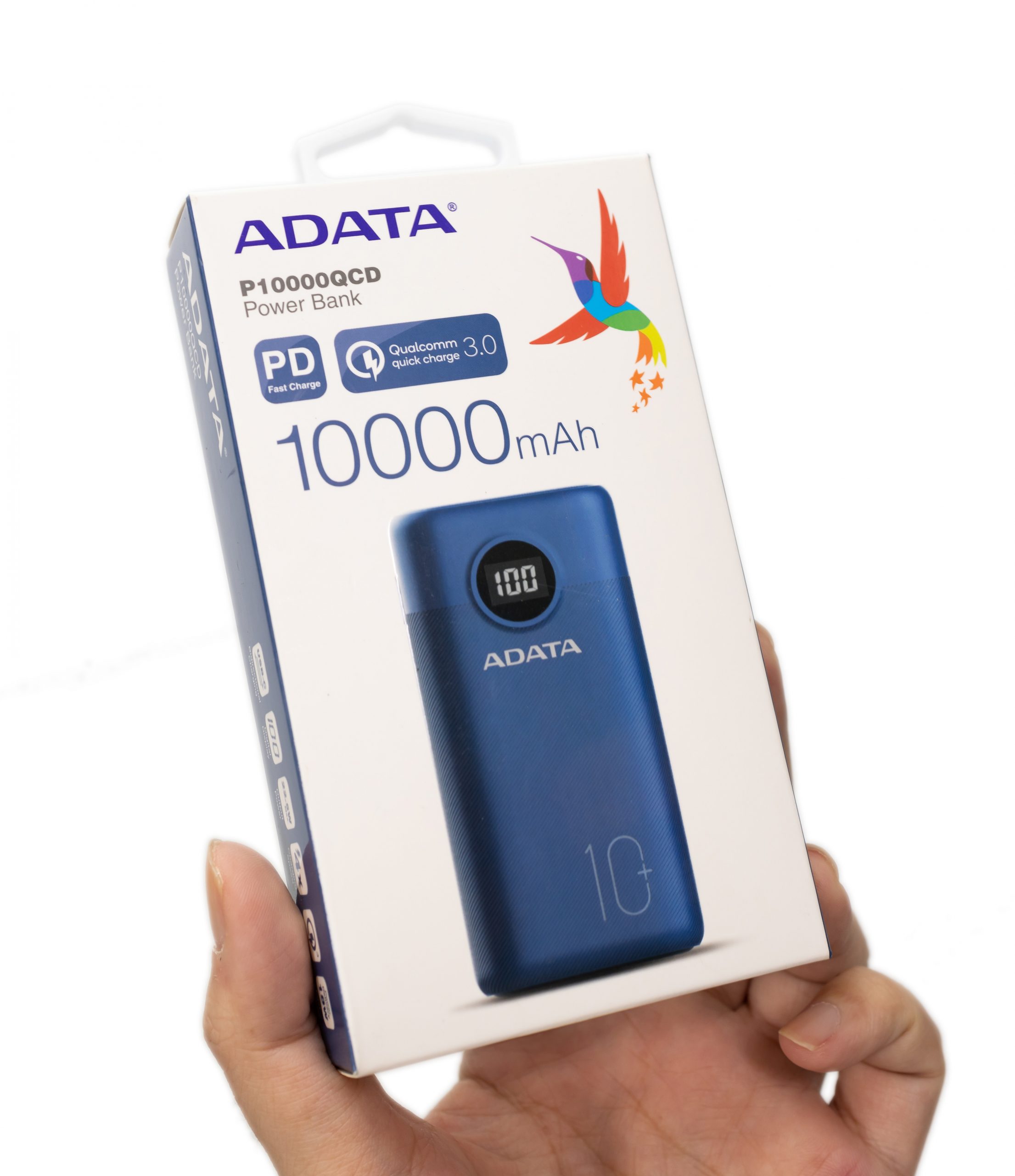 ADATA P10000QCD 小巧便宜快充行動電源 10000mAh 大電量支援 PD/QC 多孔輸出 @3C 達人廖阿輝